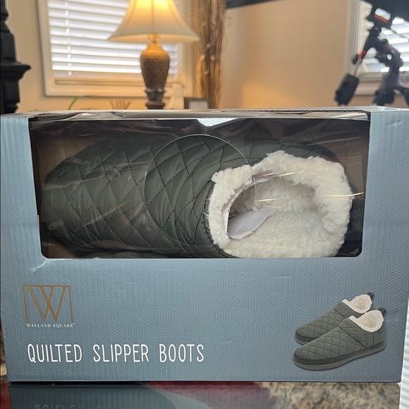 Wayland Square | Shoes | Wayland Square Quilted Slipper Boots Green ...